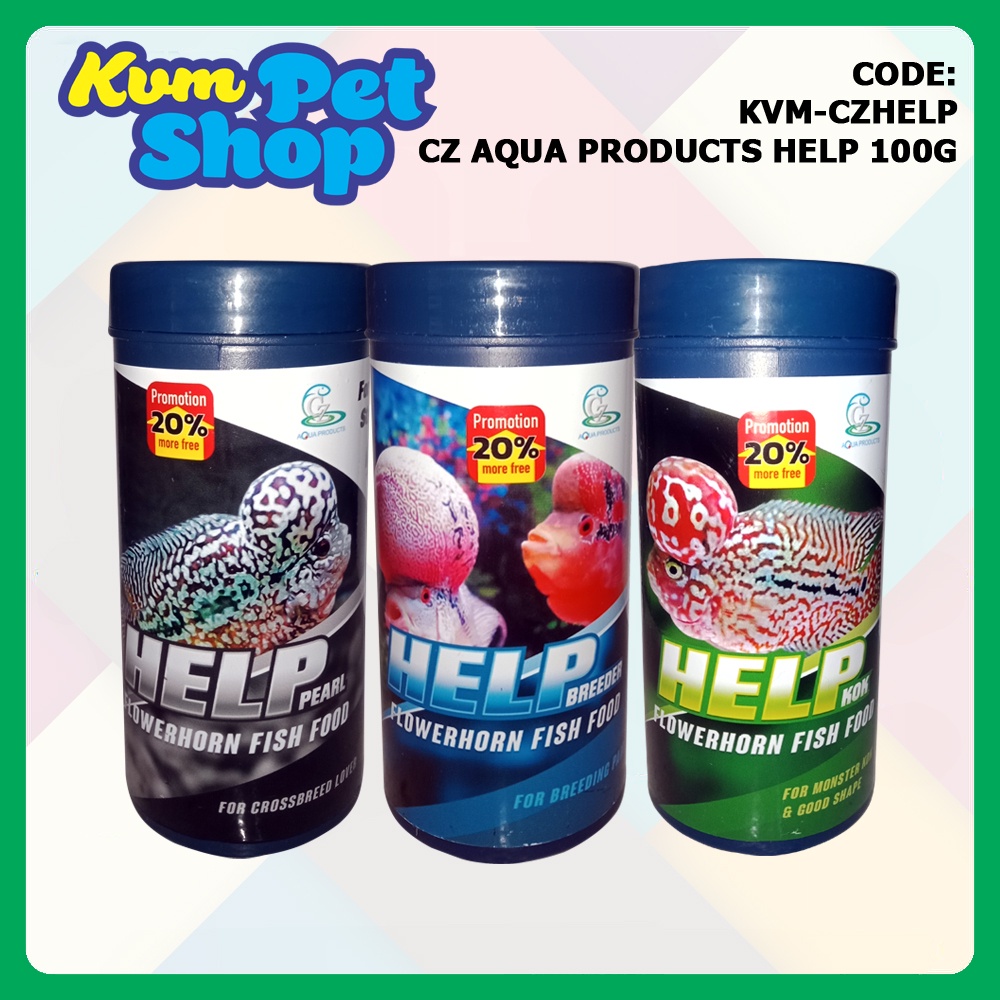 Cz Aqua Products Help Flowerhorn Pellet Fish Food Small 100g Help Kok ...
