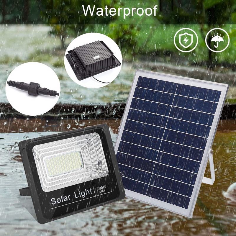 Solar Lights Outdoor Waterproof Flood Solar Light LED Lamp With Remote ...