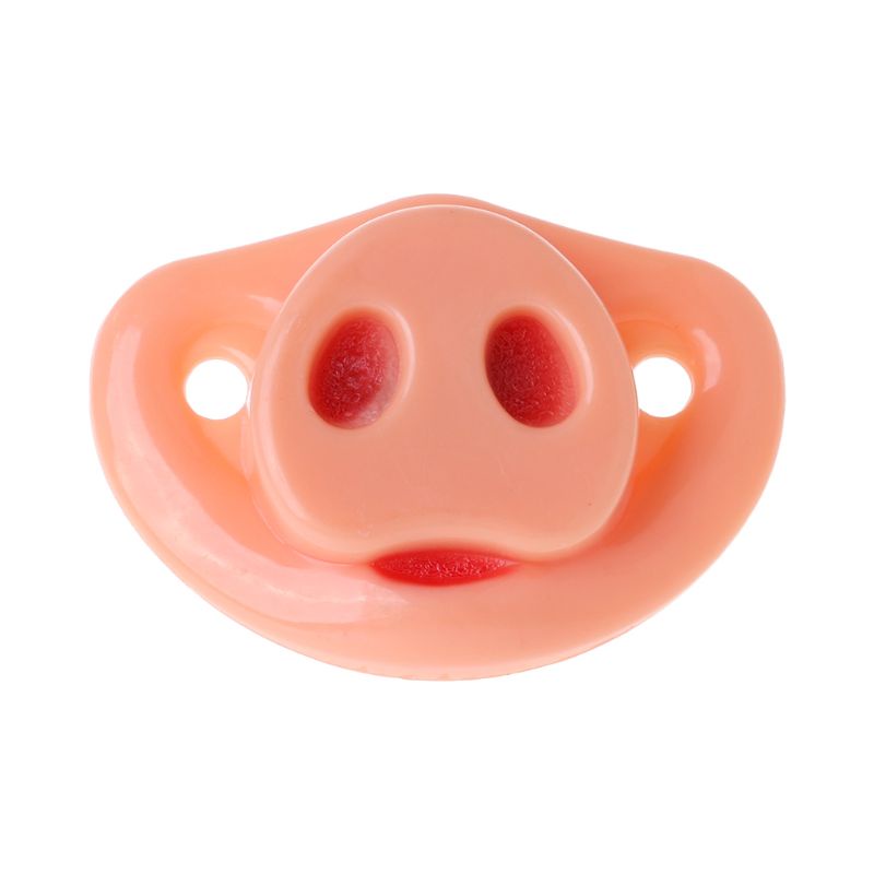 haha Pig Nose Funny Pacifier Grade Silicone Funny Baby Pacifiers Dummy Nipple | Shopee Philippines