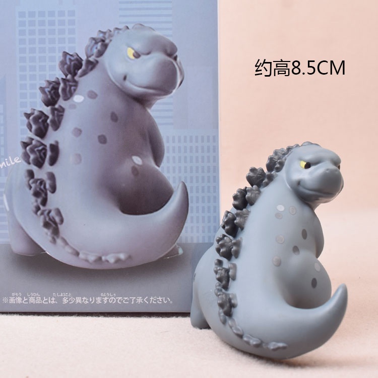Model Set Of 12 Fat Godzilla Graydorah Cute Fat Chibi | Shopee Philippines