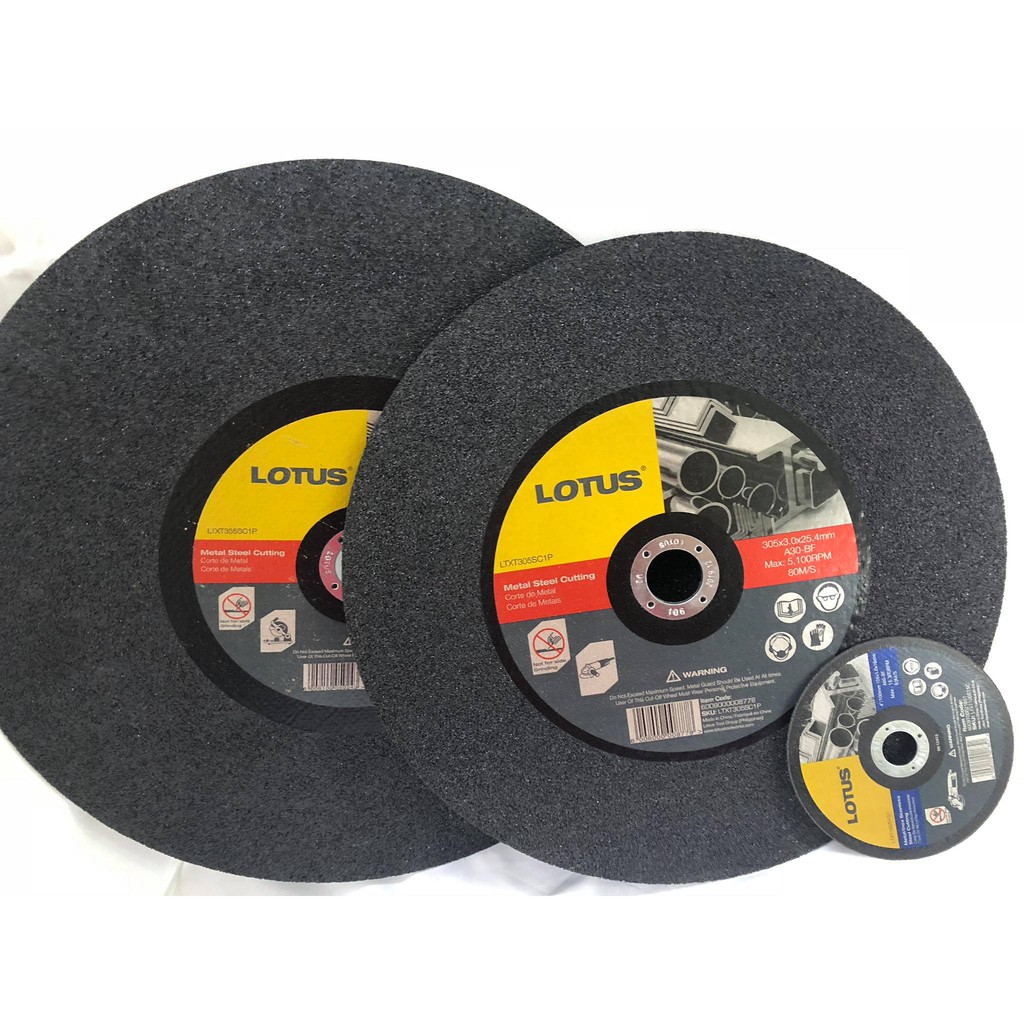 Lotus Cutting Disc Cut off Wheel Blade 12 14 inches for Steel | Shopee ...