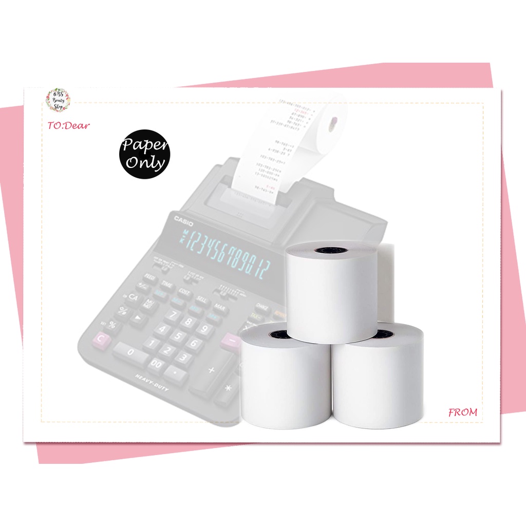 Adding Machine Paper Tape 57mm sold per roll Calculator Printing Paper ...