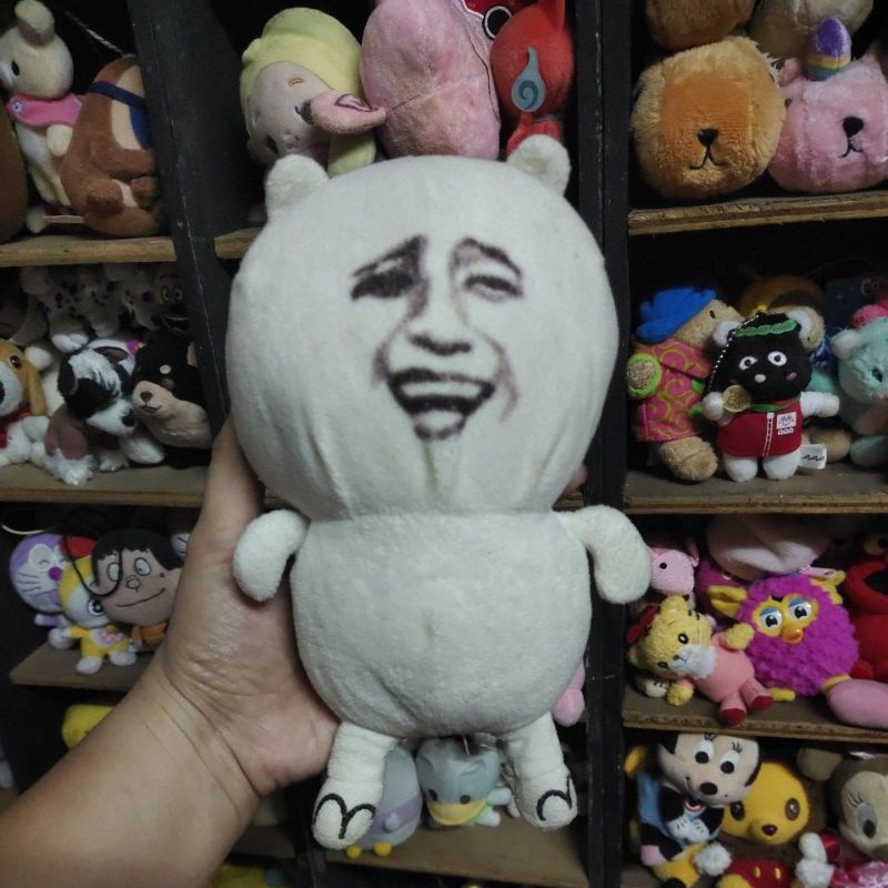 White Laughing Meme Plush | Shopee Philippines