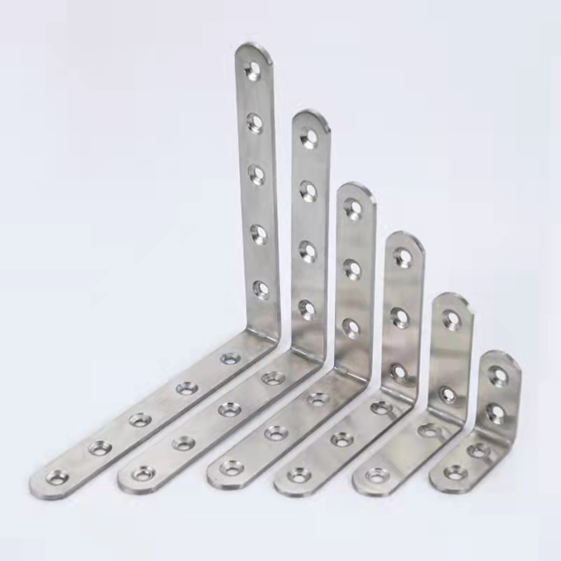 2pcs stainess steel angle bracket 90° degrees steel corner big size 2 1 ...
