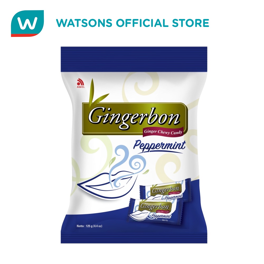 GINGERBON Peppermint Ginger Candy 125g | Shopee Philippines
