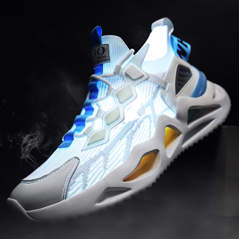 2024 korean trendy street style breathable running rubber shoes for men ...