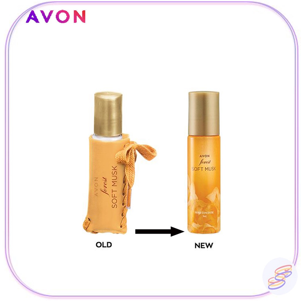 Avon Forest Soft Musk Purse Concentre Rollette Roll-on Sachet 9 mL ...