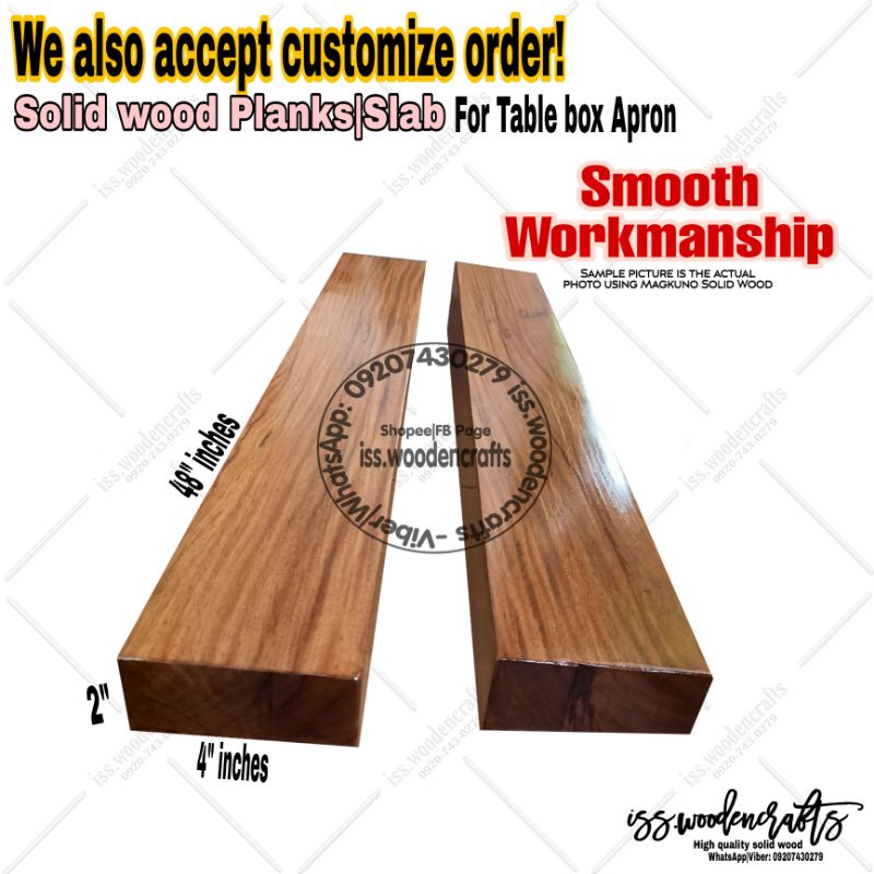WOOD PLANKS FOR TABLE APRON|WOOD LOUVERS | Shopee Philippines