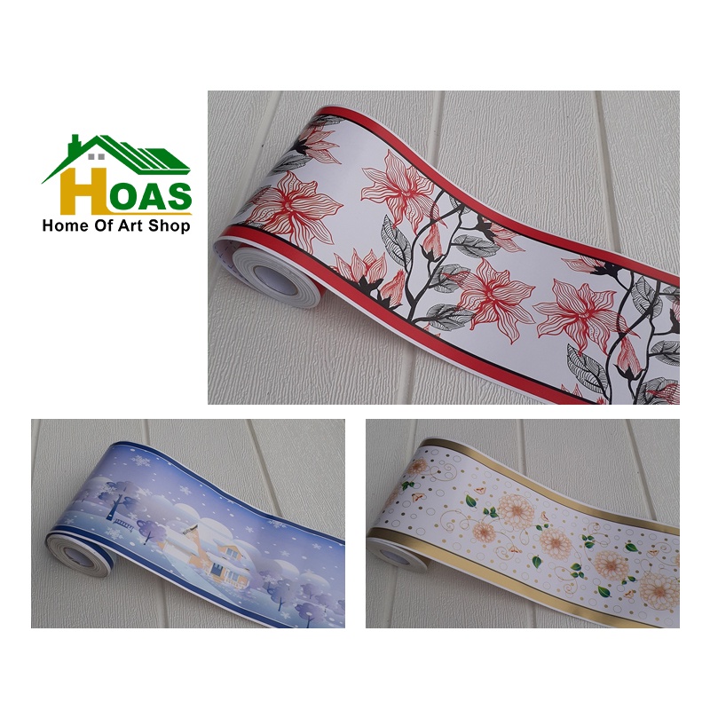 Hoas List Border Wallpaper Wall Border List Sticker Size 10cm x 10m ...