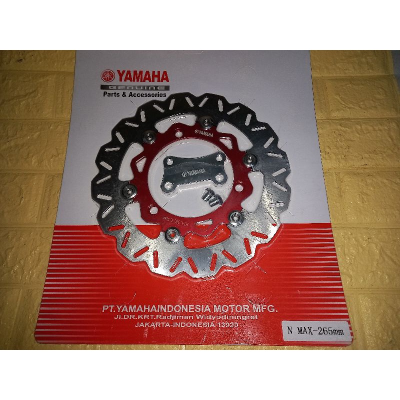 Yamaha Big disc Plate 265mm for nmax 2020/v1& aerox v2/v1 (with bracket ...