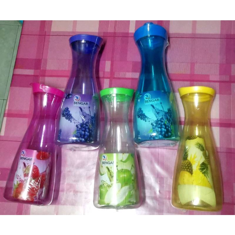 Bengar PET CURVED JUG drinking pitcher slim water jug pitcher 1 liter ...