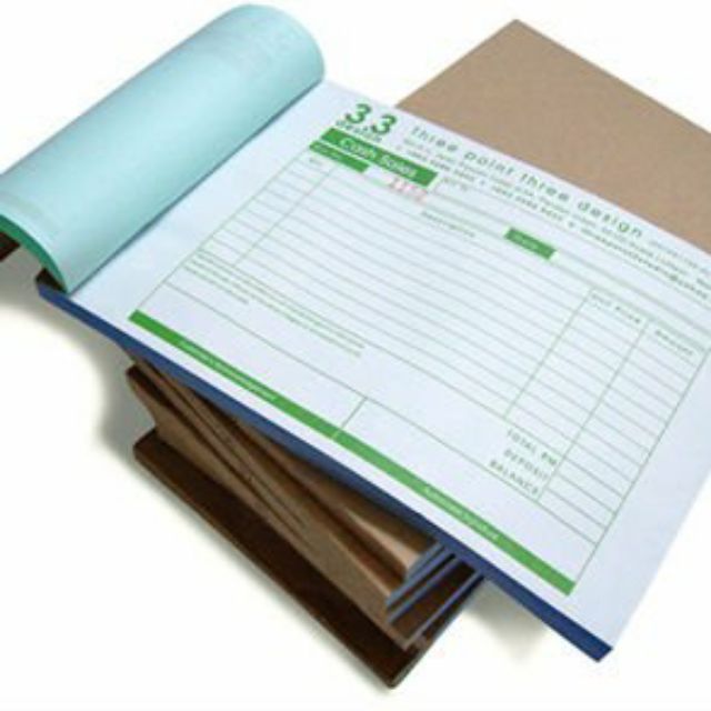 Custom BILLBOOK / Buku Resit Design Sendiri | Shopee Philippines