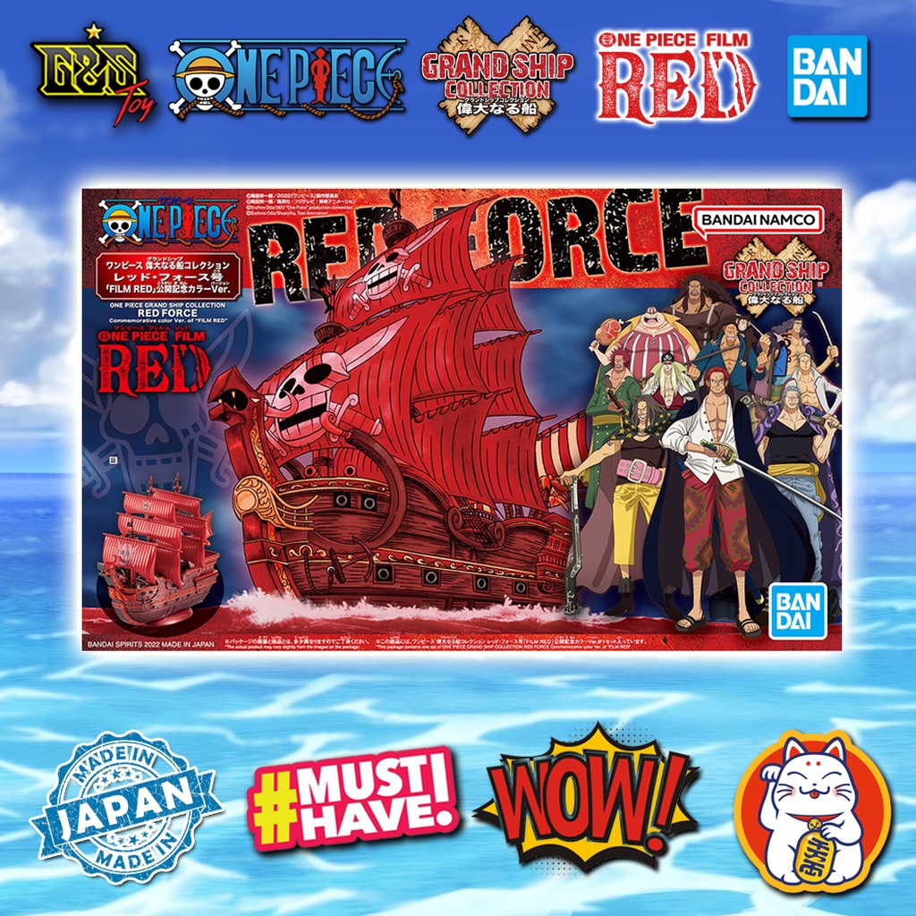 OnePiece Grand Ship Collection-RED Force : FILM Ver./: | Shopee Philippines