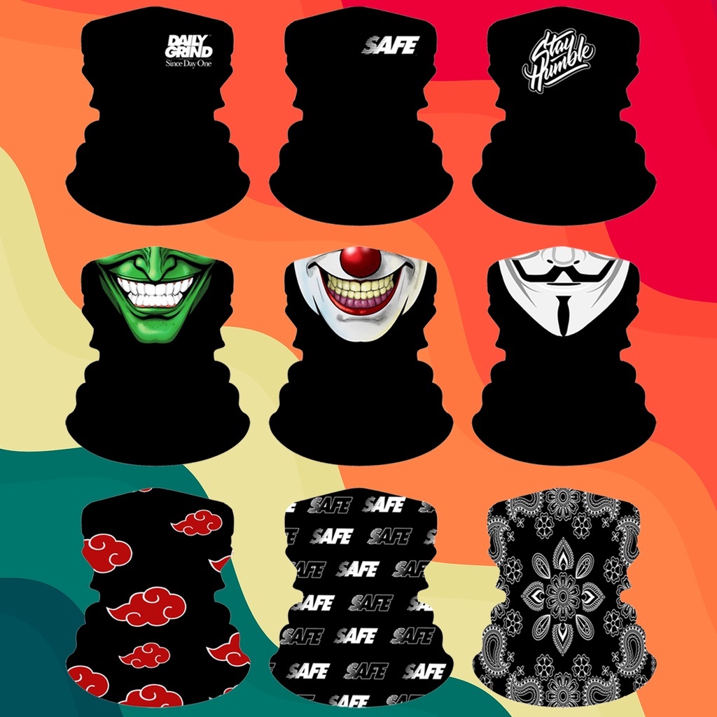 Tubemask Half facemask Neck&dust protection | Shopee Philippines