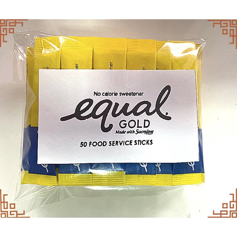 AYPH Equal Gold Food Service Sticks - 50 Sticks | Shopee Philippines