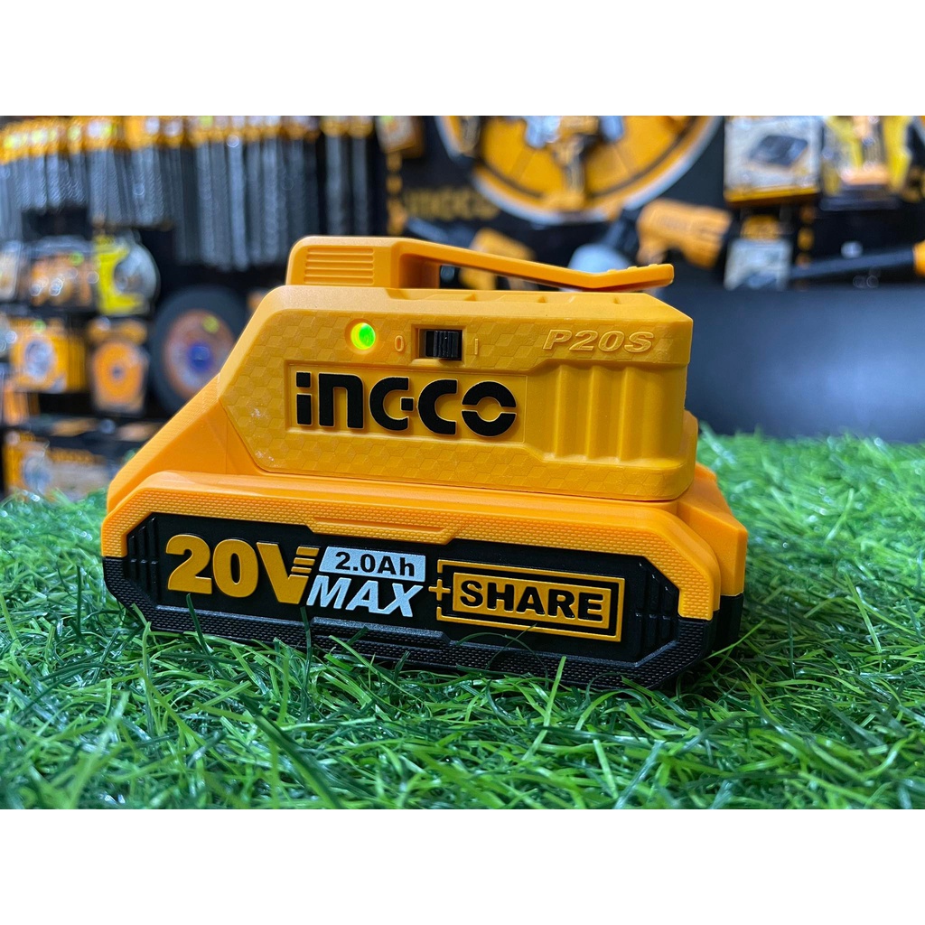 Ingco Li-Ion USB A Charger Power bank 20V CUCLI2001 - battery NOT ...