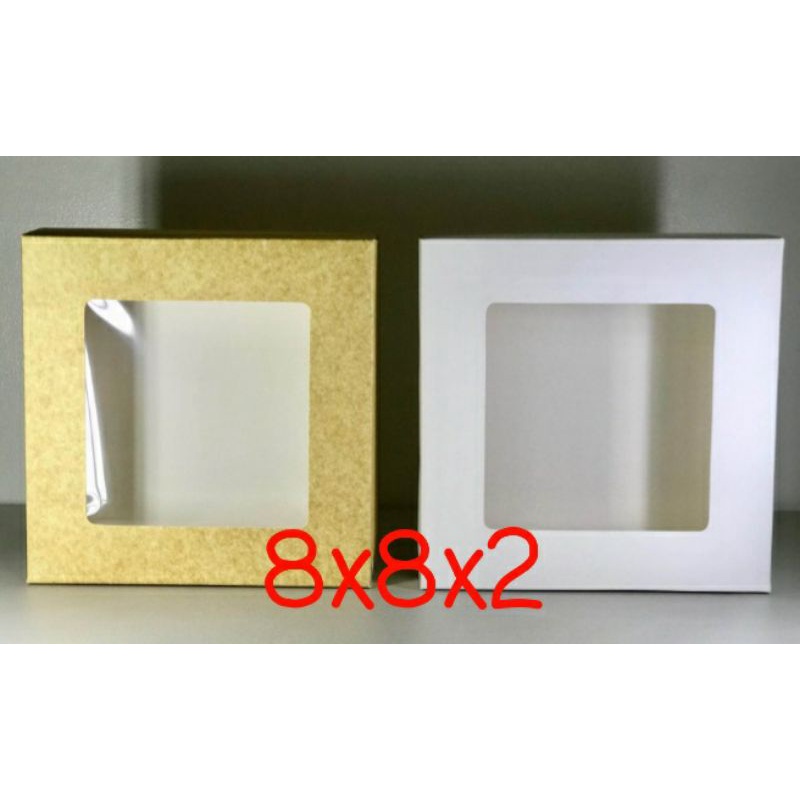 8x8x2 Pastry Box/Cookies Box/Preformed Box (Set of 20 pcs) | Shopee ...