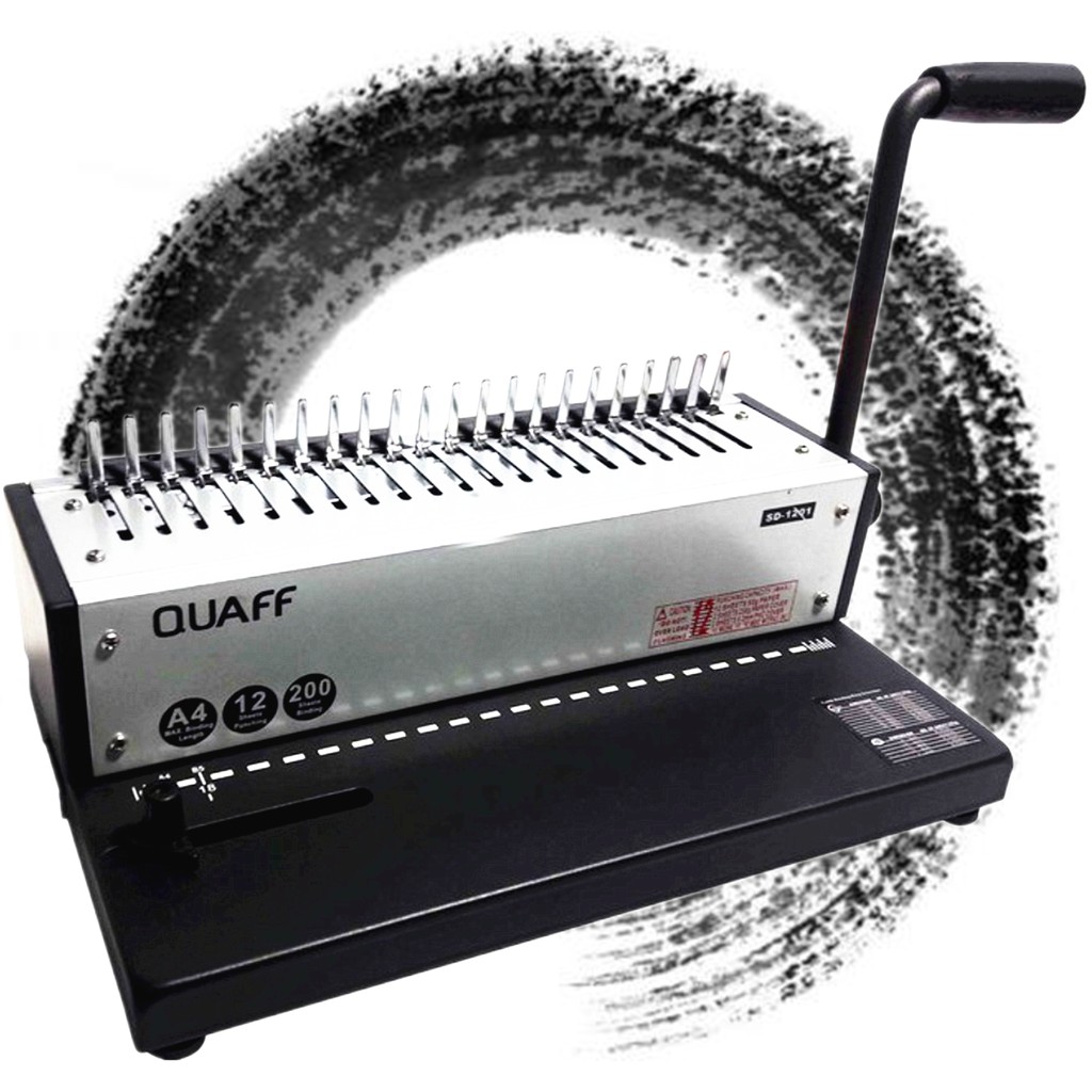Ring / Comb Binding Machine A4 Size QUAFF Brand High Quality | Shopee ...
