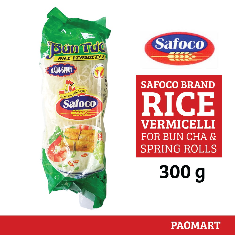 Bun Tuoi Vietnamese Rice Vermicelli Bich Chi 200g / Safoco 300g ...