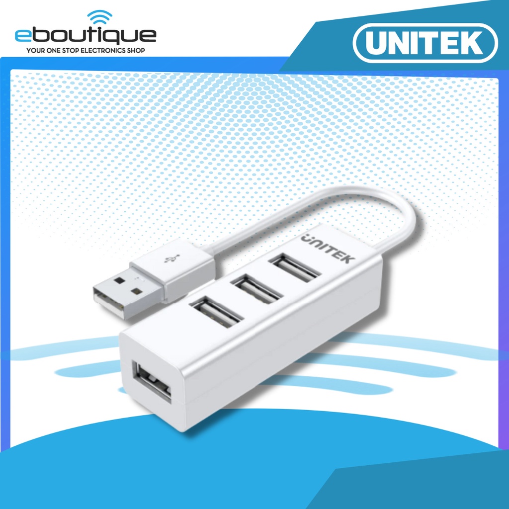 UNITEK USB 4-Port Hub High Speed Power Hub for Laptop/Computer (Y-2146 ...