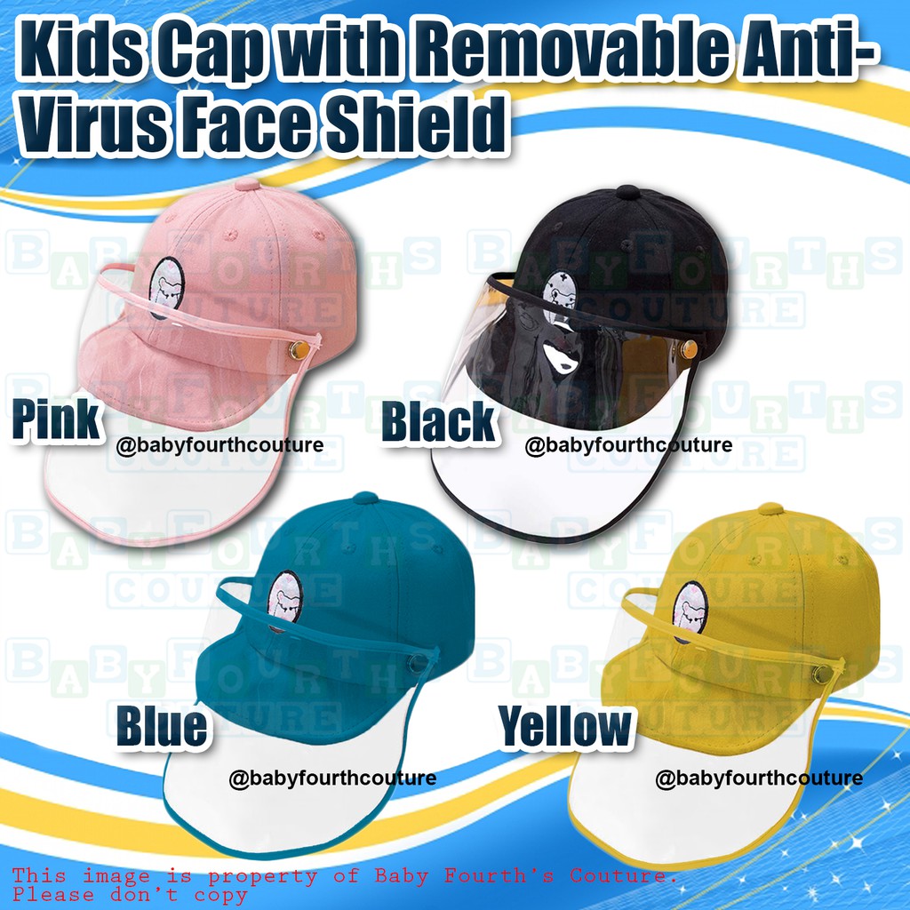 COD Kids Cap with Removable Face Shield | Shopee Philippines