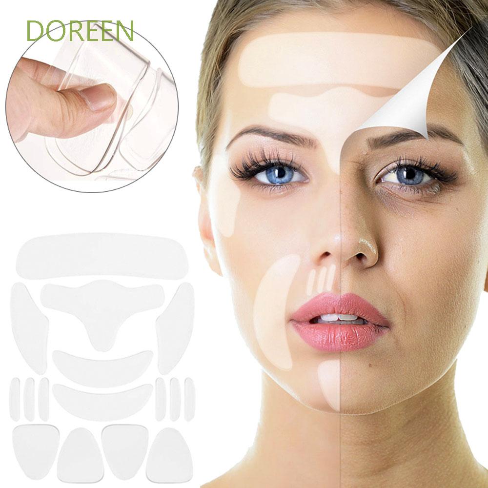 DOREEN Reusable Cheek Chin Sticker Silicone Eye Patches Forehead ...