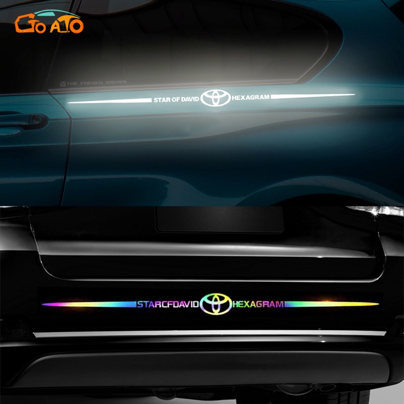 GTIOATO 65CM Car Sticker Colorful Laser Stickers Reflective Waterproof ...
