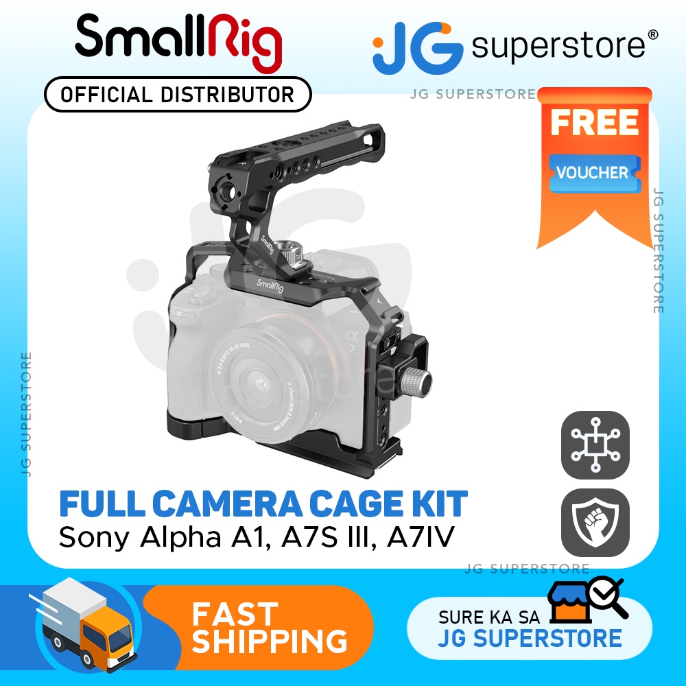 SmallRig Lightweight Camera Cage Kit for Sony Alpha 1 (A1), Alpha 7 (A7 ...