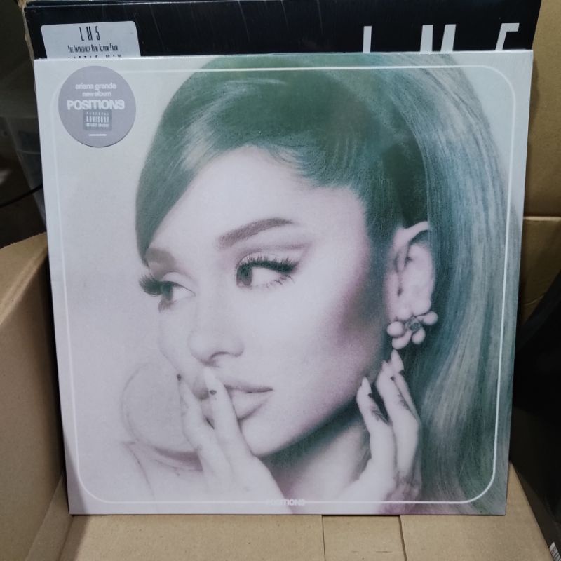 (SEALED) Ariana Grande - positions 12" Coke Bottle Clear Vinyl | Shopee Philippines