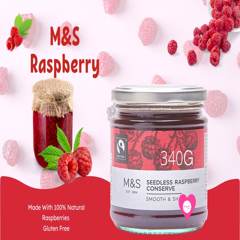 M&S Raspberry Conserve Jam 340G | Shopee Philippines