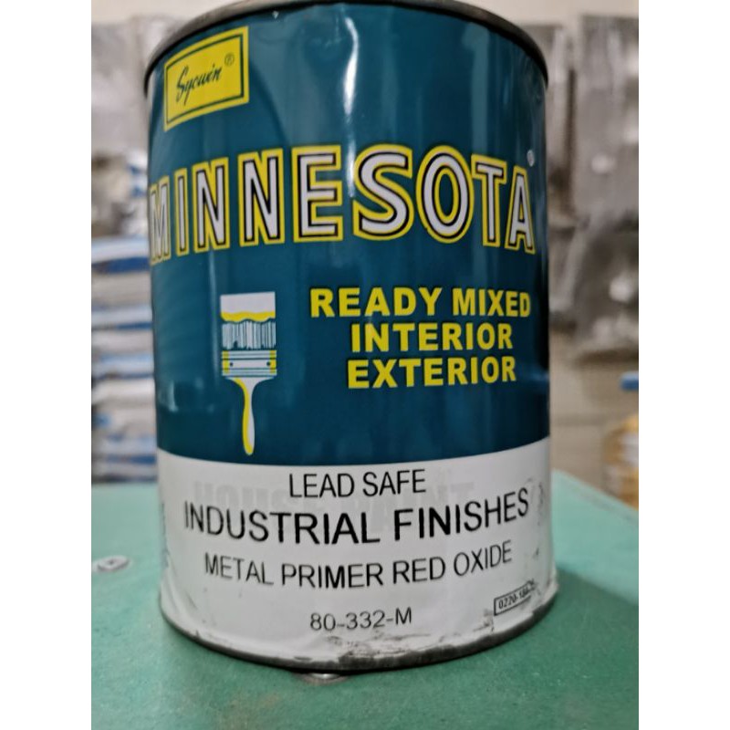 Minnesota Metal Primer Red Oxide / Gray 1 Liter | Shopee Philippines