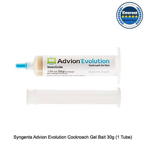 Advion Evolution Cockroach Gel Bait 30g (1 Tube with Plunger) / 1 Tube ...