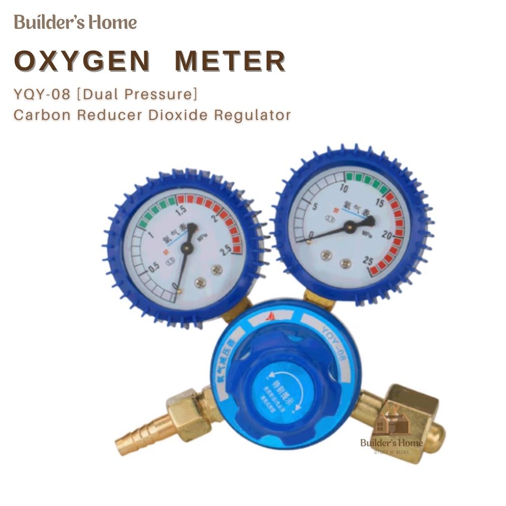 BH | YQY-08 Oxygen Meter Dual Pressure Shock Proof Carbon Reducer ...