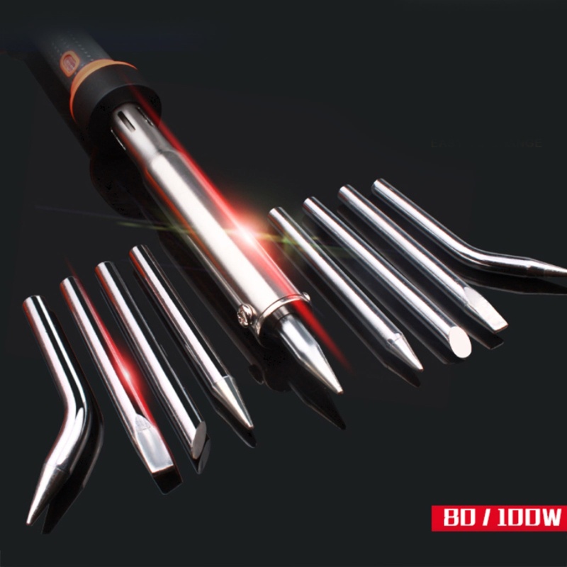 PCF* Electric Soldering Iron Tips Lead 80W/100W Iron Kit for Welding ...