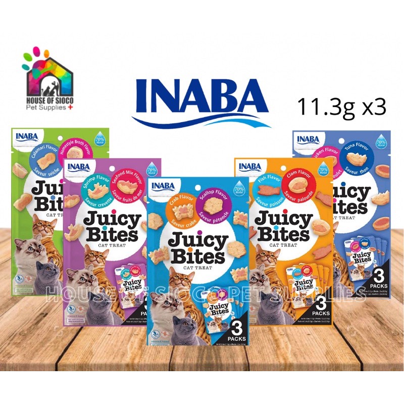 Inaba Juicy Bites 11.3g x 3packs | Shopee Philippines