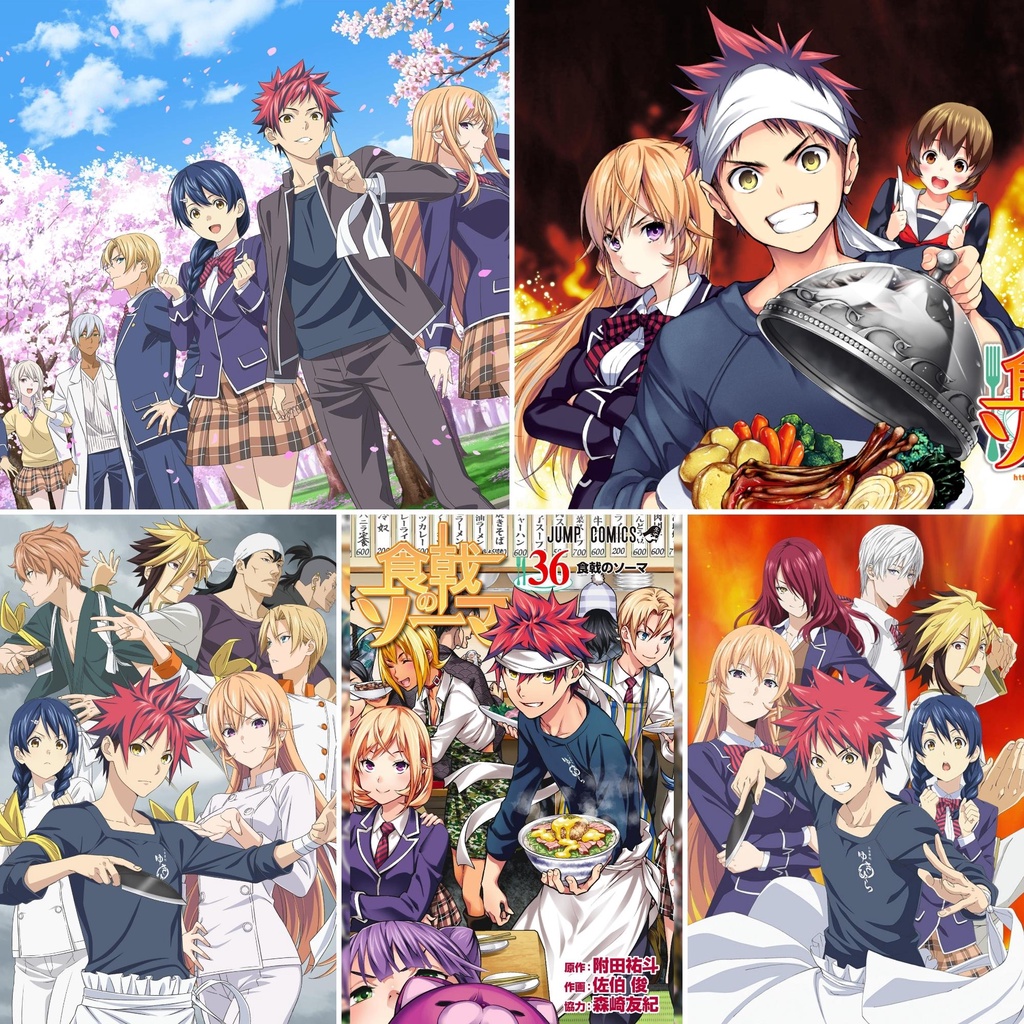Food Wars Anime Poster A4 Size | Shopee Philippines