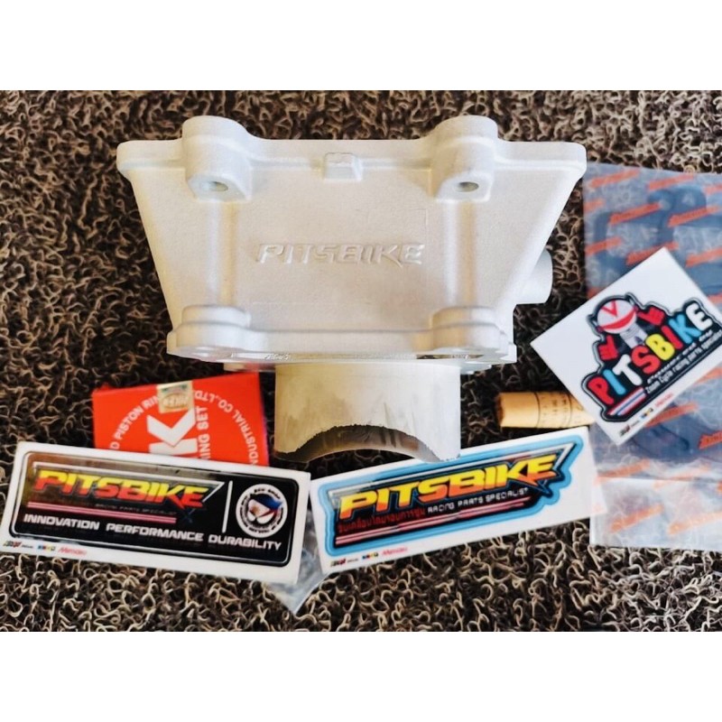 Pitsbike Cylinder block kit Ceramic bore forged piston kit Raider150 fi ...