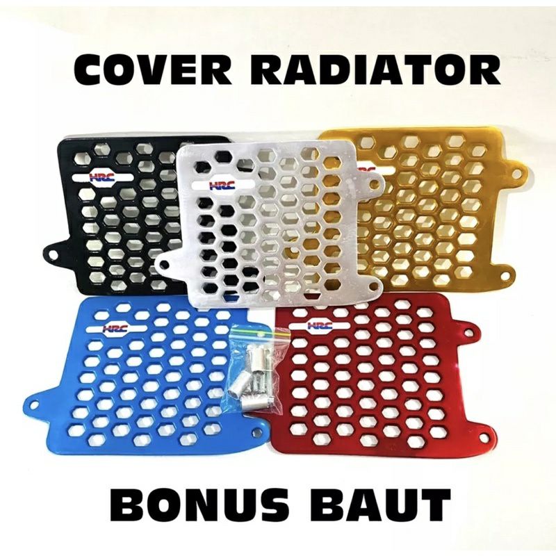 Hrc ALUMINUM CNC RADIATOR COVER VARIO 125 VARIO 150 PCX RADIATOR COVER ...