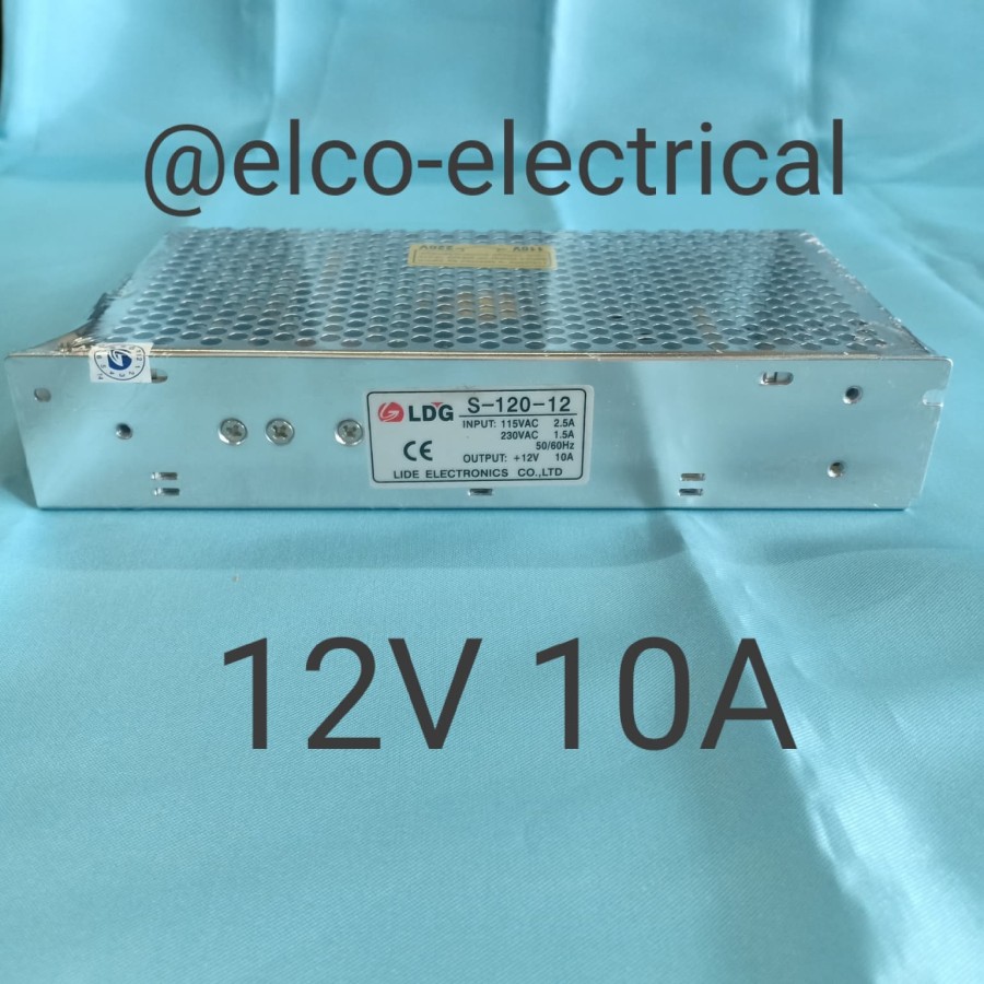 Ldg Adapter Switching Power Supply PSU 12V 10A | Shopee Philippines
