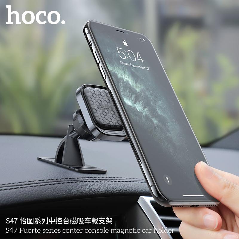 Hoco S47 Magnetic Console Car Holder !! Console-Mounted Hand | Shopee ...