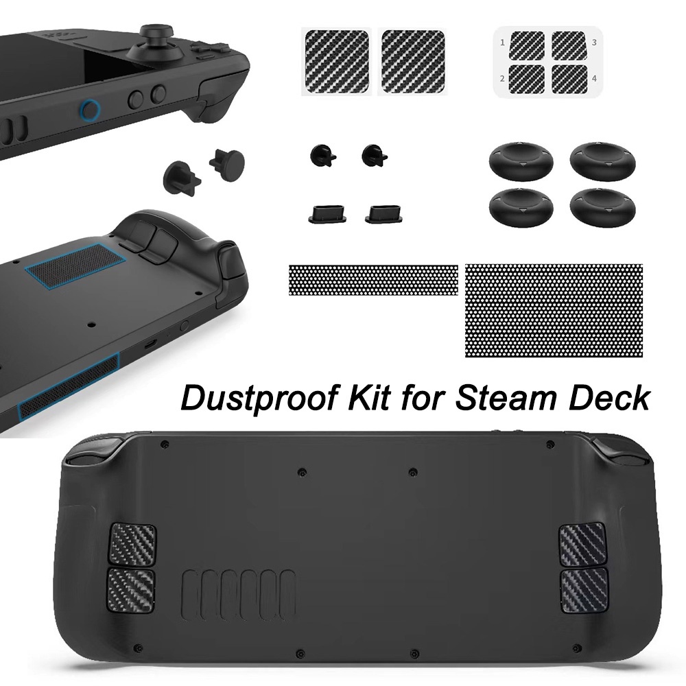 For Steam Deck Game Console Dust Filter Dustproof Cover Game Controller ...