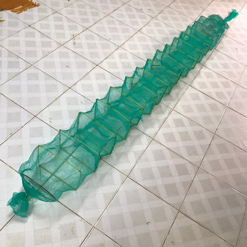 Shrimp trap, fish trap, 18 layers long, size 24x20, length 2.9 m ...