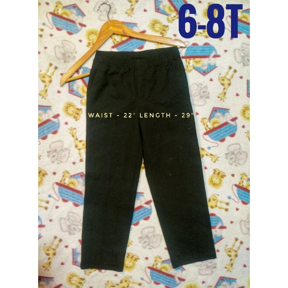 Garterized Black Slacks for 6 years old | Shopee Philippines