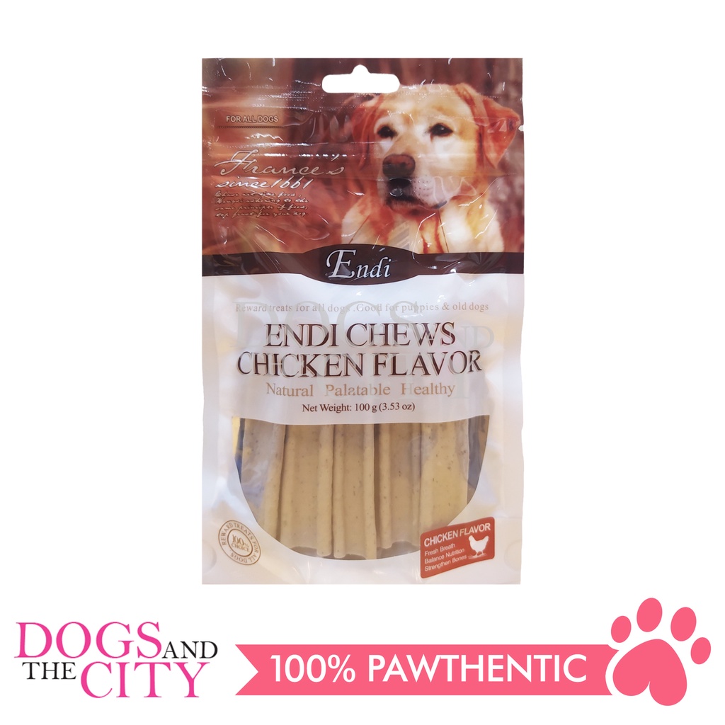 ENDI N004 Chicken Flavor Large Dental Bone with Black Sesame Seed Dog ...