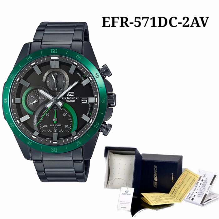 Men's Watch Brand Edifice Stainless Steel Band Type: EFR-571MDC-1A ...