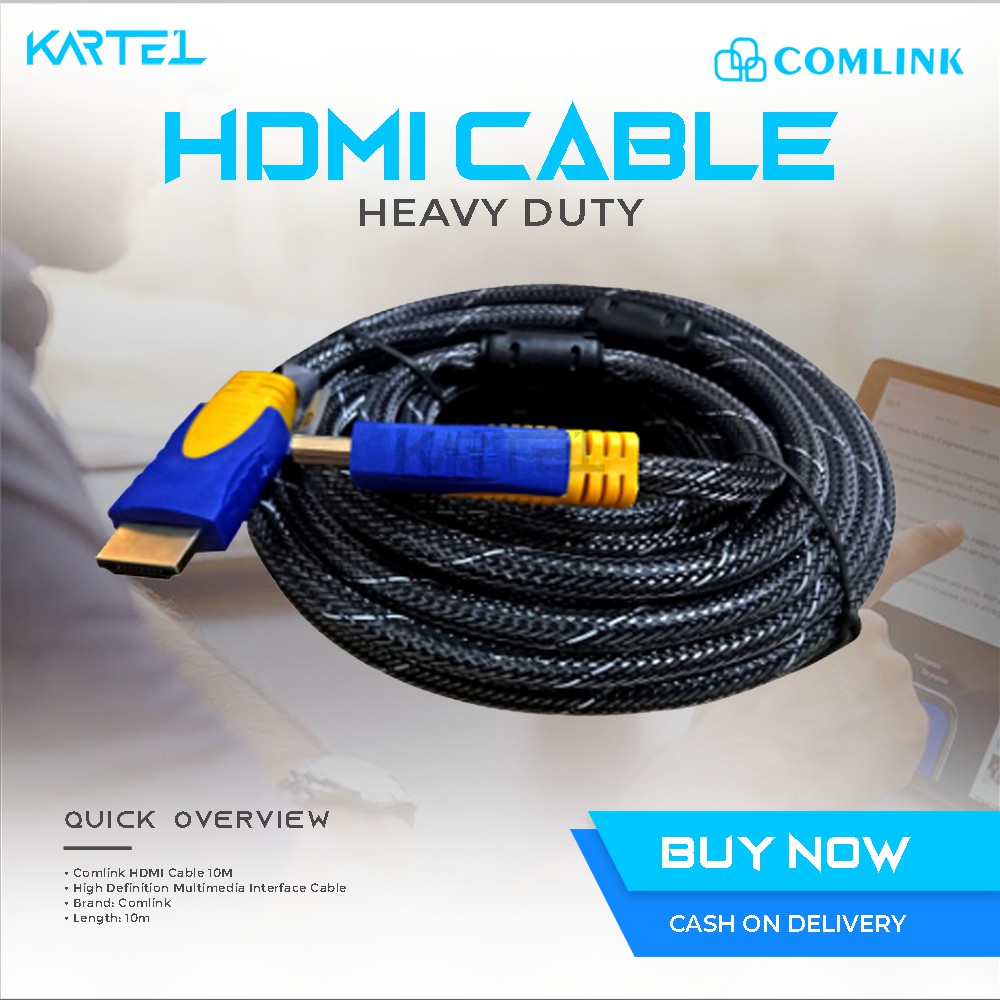 HEAVY DUTY HDMI CABLE 1.5m 5m 10m 20m for Computer TV or Laptop ...