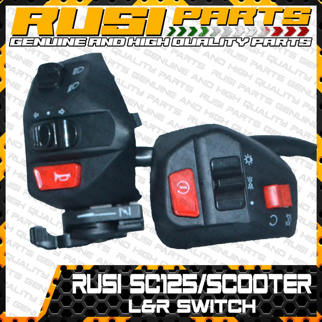 SC125/Scooter L&R Switch for Rusi Motorcycle | Shopee Philippines