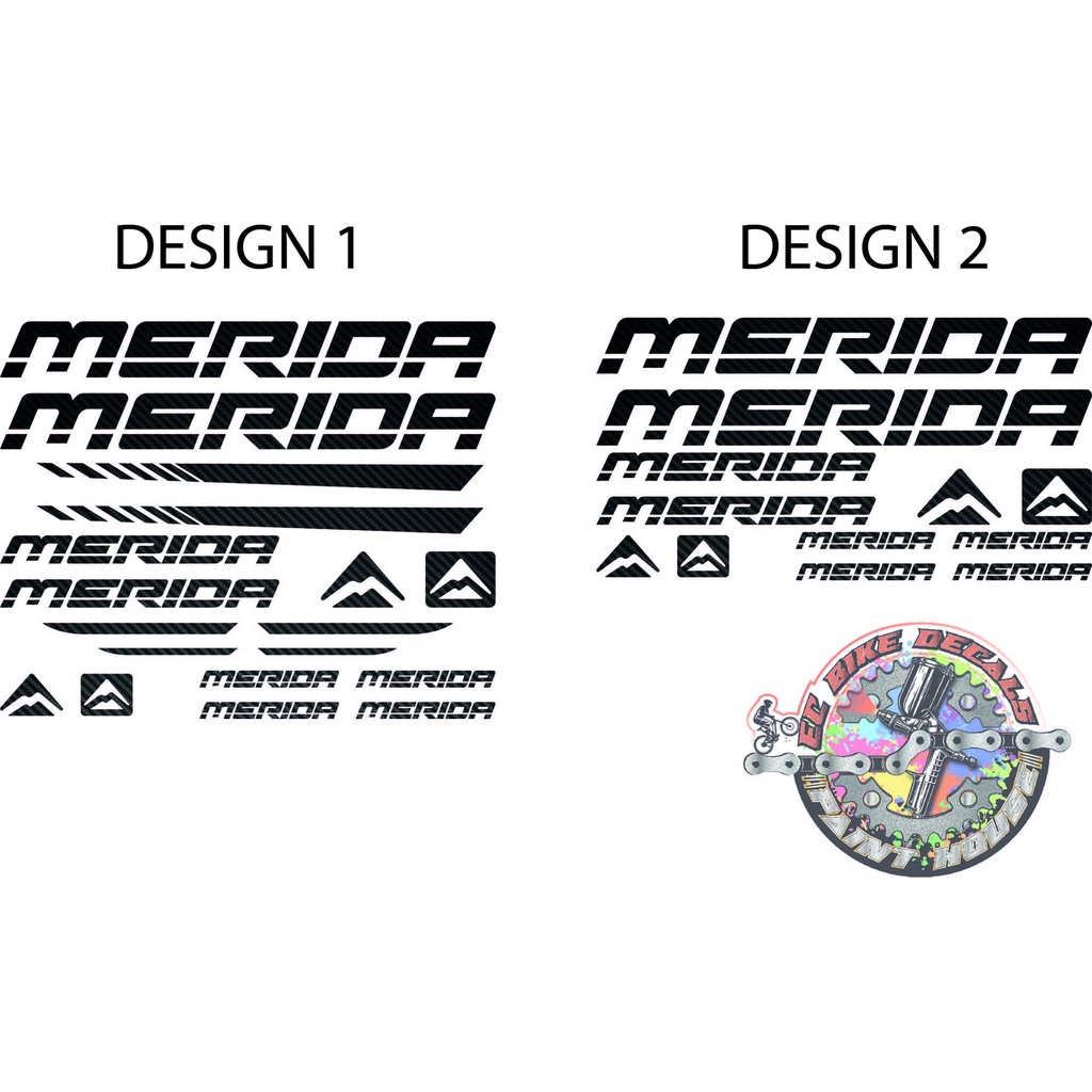 MERIDA FRAME DECALS METALLIC | Shopee Philippines