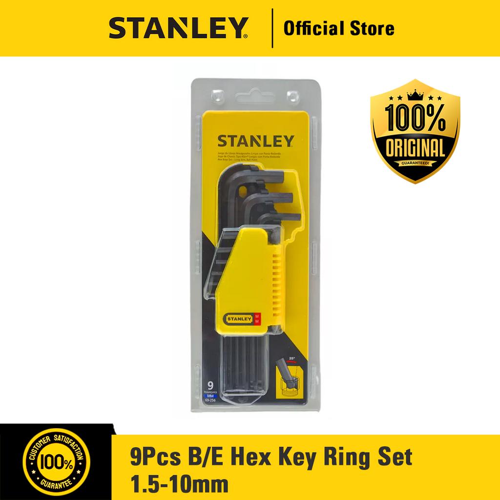 Stanley 69-256-22 9Pcs B/E Hex Key Ring Set 1.5-10mm | Shopee Philippines