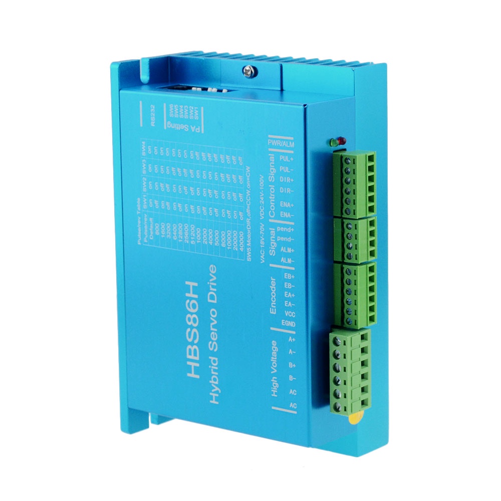 1pc HBS86H closed loop servo motor driver HBS860H hybrid step servo ...